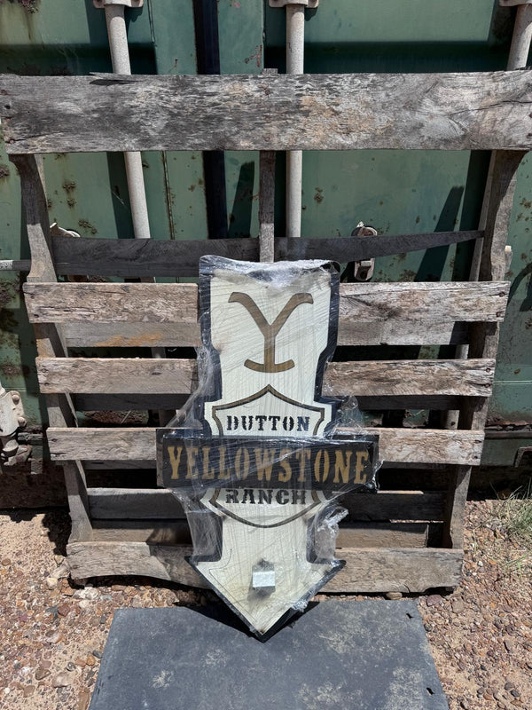 Yellowstone Dutton Ranch Wooden Sign – Sarape Pottery Imports